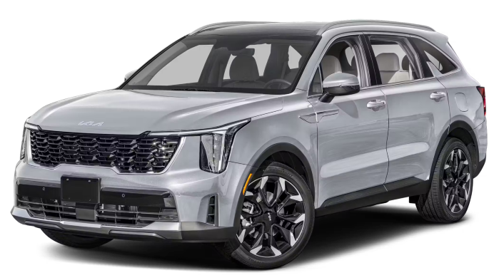 Kia Sorento 2024 High Grade 3.5L-3.5-vs-Land Rover Range Rover Evoque ...